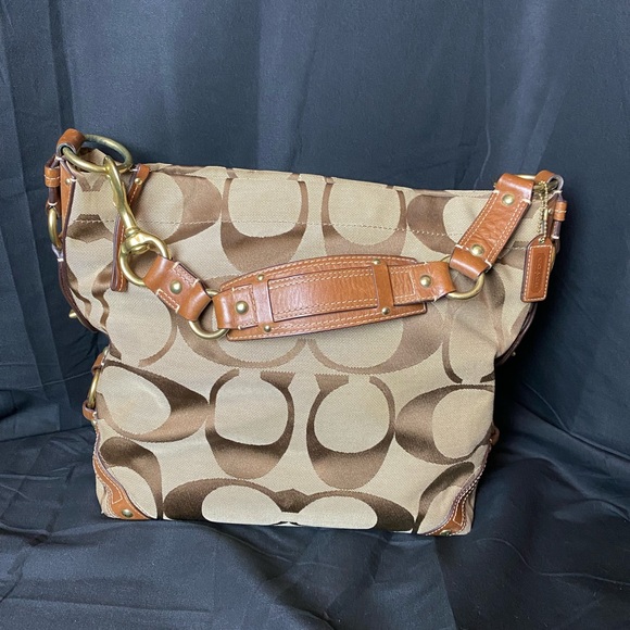 Coach | Bags | Coach Carly Signature Brown Canvas Tote | Poshmark